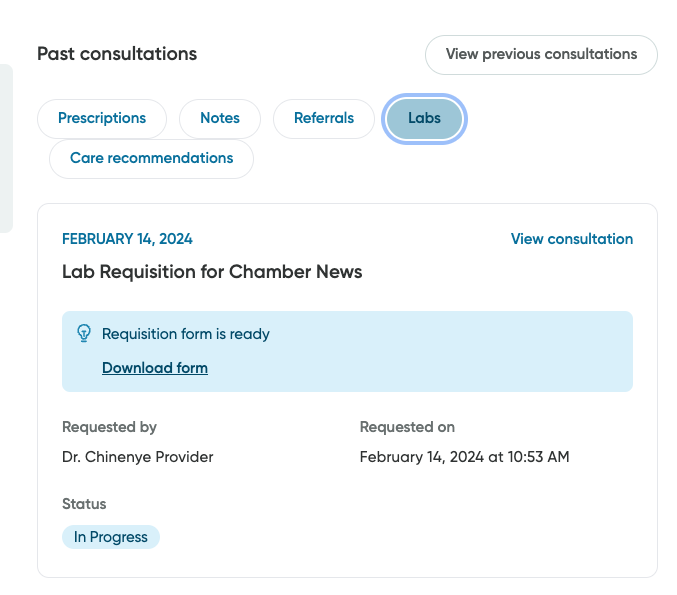 View and download your lab requisitions – GreenShield+ Help Centre